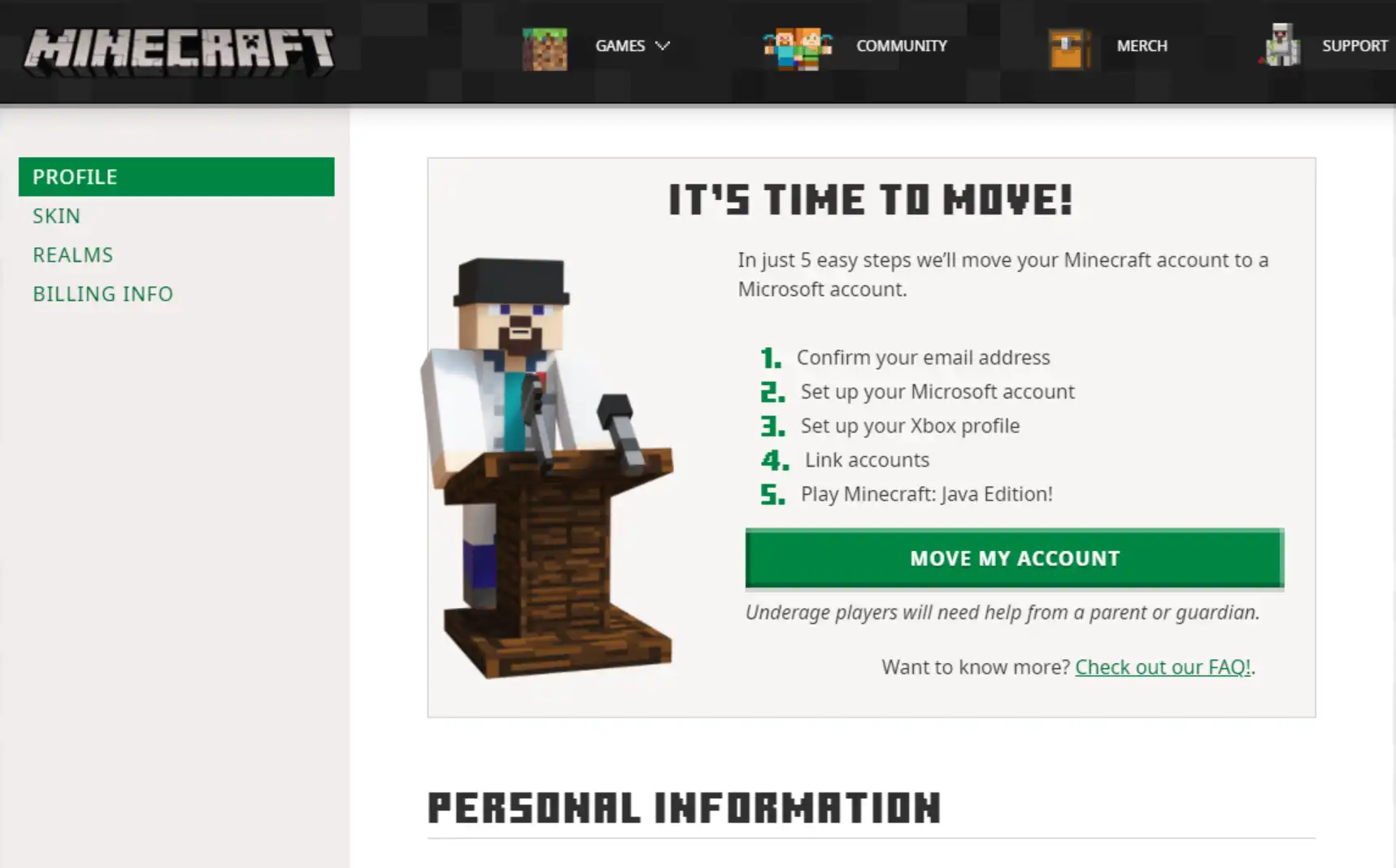 How To Migrate a Mojang Account to a Microsoft Account – MelonCube